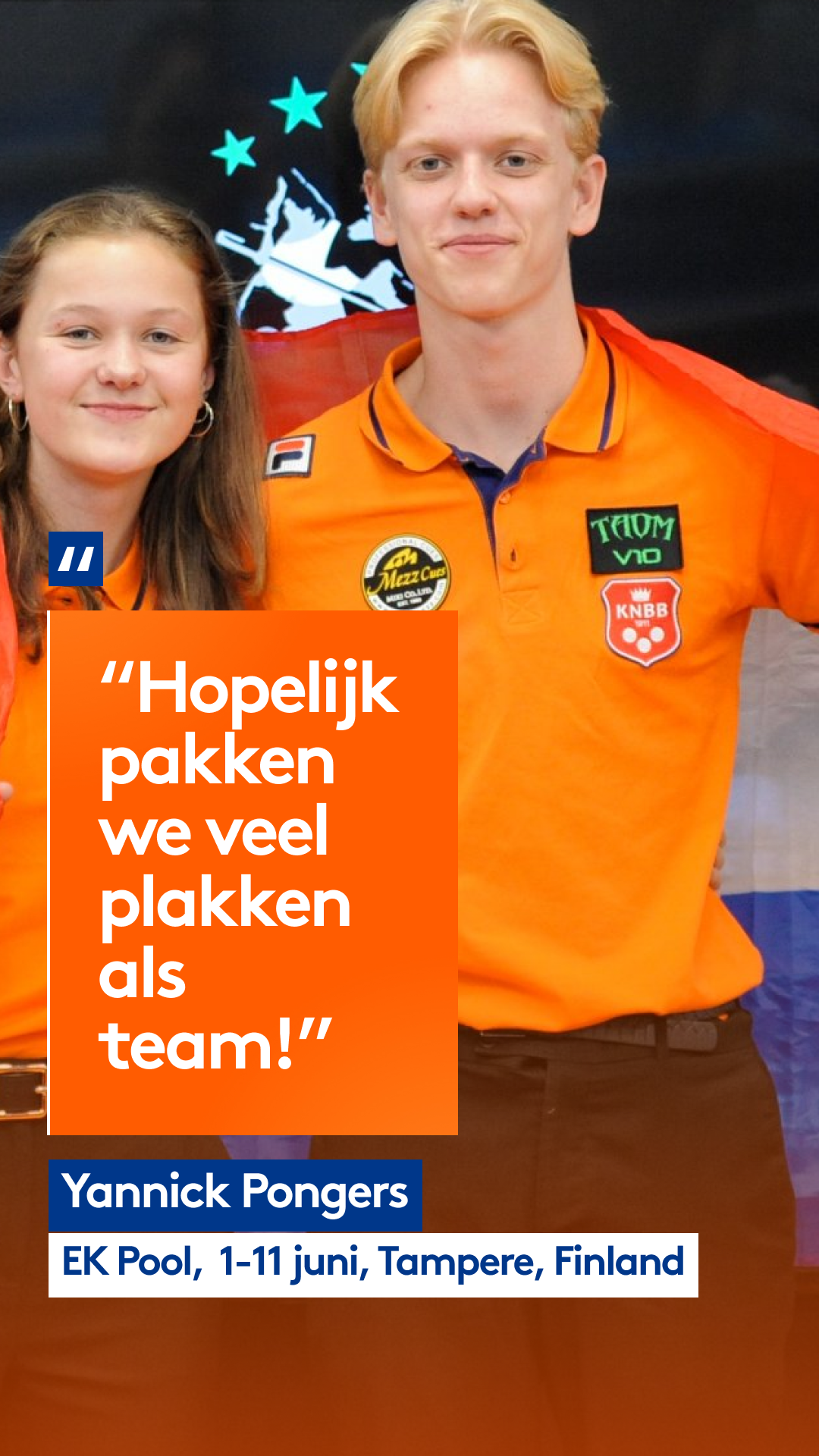 “Ik kijk er naar uit om mijn land te representeren” | KNBB